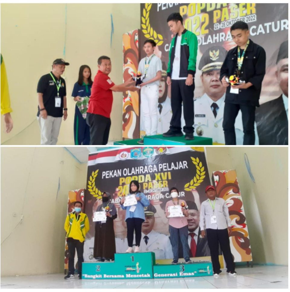 Sukses Digelar, Ini Para Juara Catur Popda Ke-XVI Kaltim di Kabupaten ...