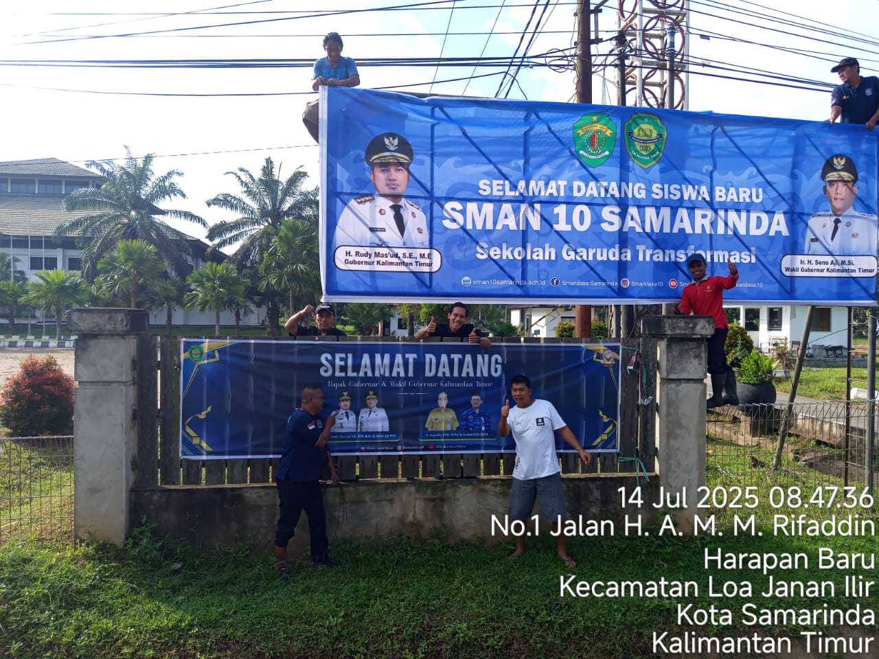 SMAN 10 Samarinda Resmi Kembali ke Kampus Jalan H.A.M Rifaddin - Kompak ...